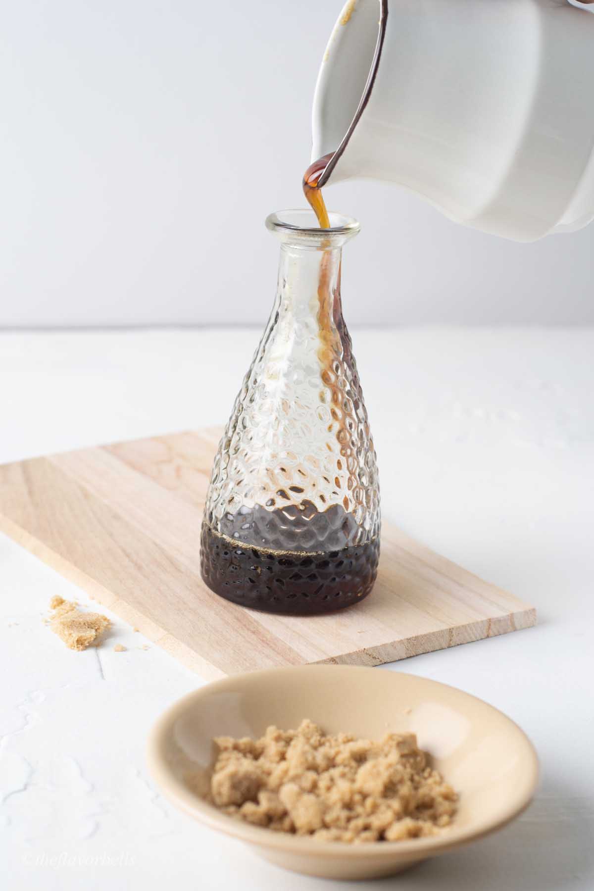 Brown Sugar Syrup For Boba Homemade Thick Syrup The Flavor Bells