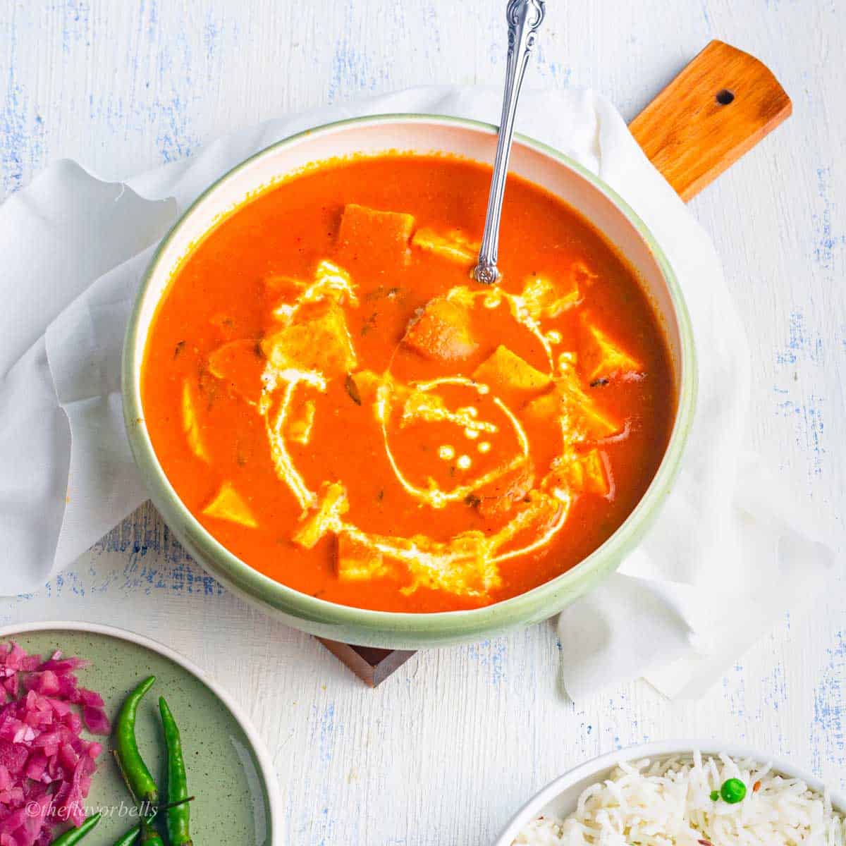 Paneer Butter Masala in Instant Pot - The Flavor Bells