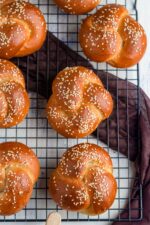 Challah Buns | Vegan Challah Rolls - The Flavor Bells