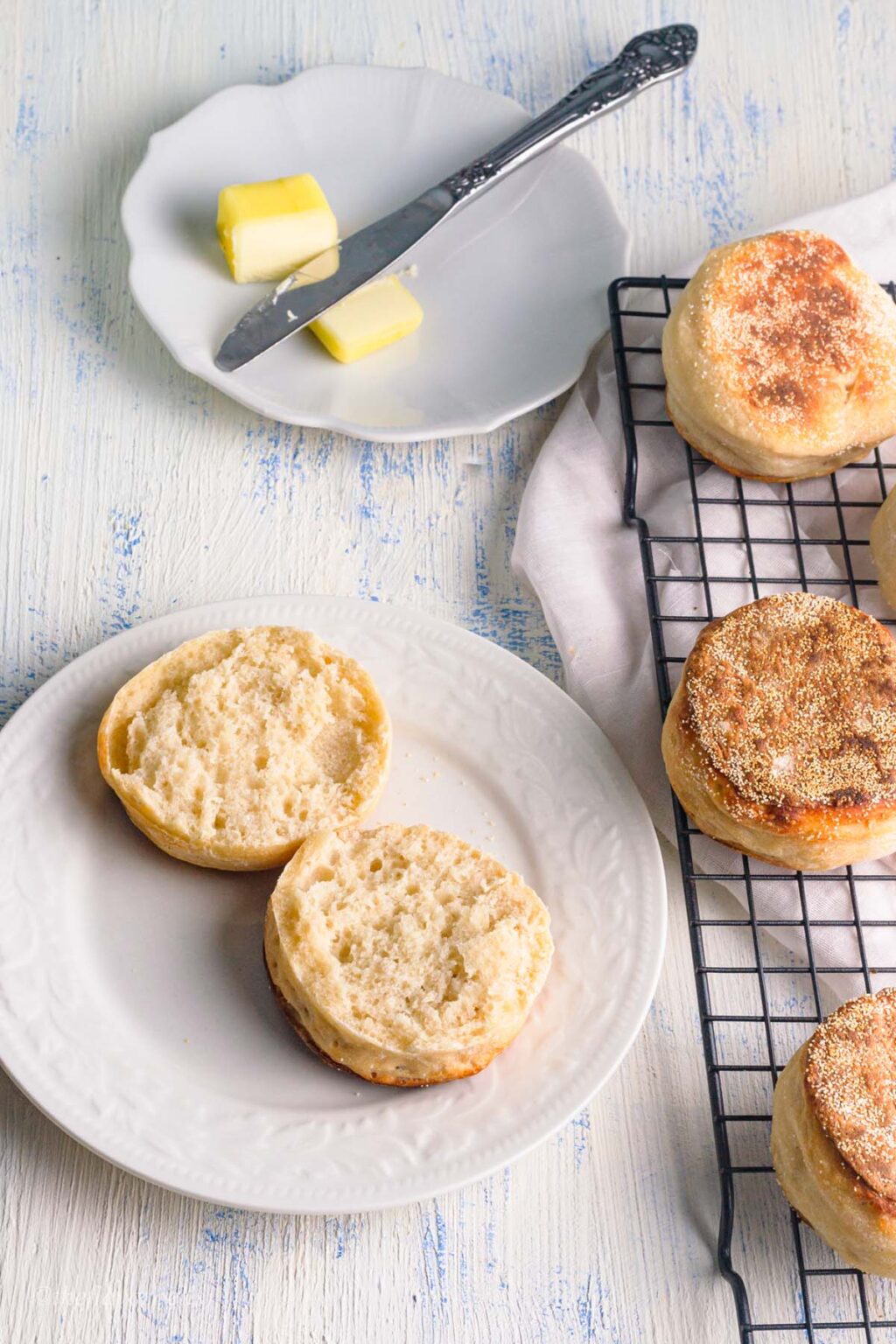 Sourdough Discard English Muffins - The Flavor Bells