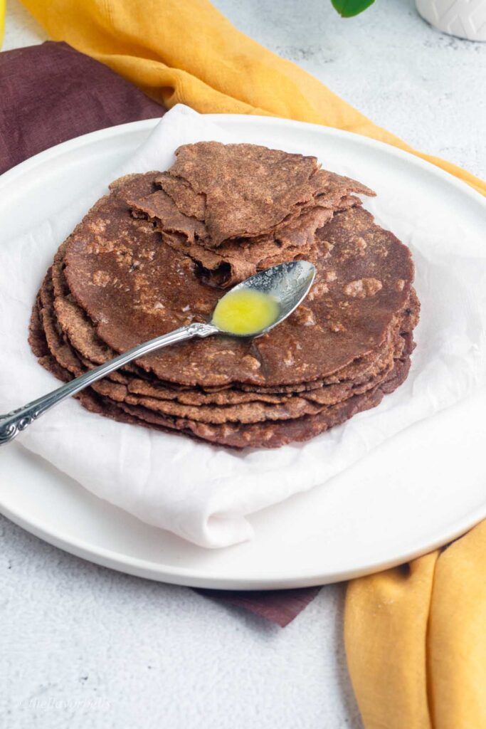 Ragi Roti: Gluten Free Roti - The Flavor Bells