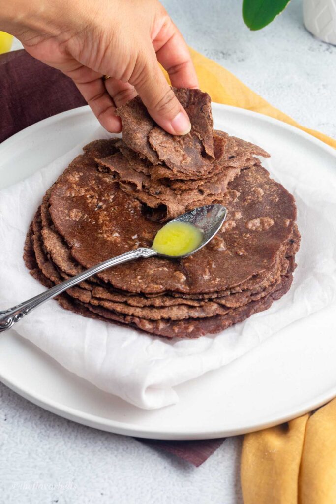 Ragi Roti: Gluten Free Roti - The Flavor Bells