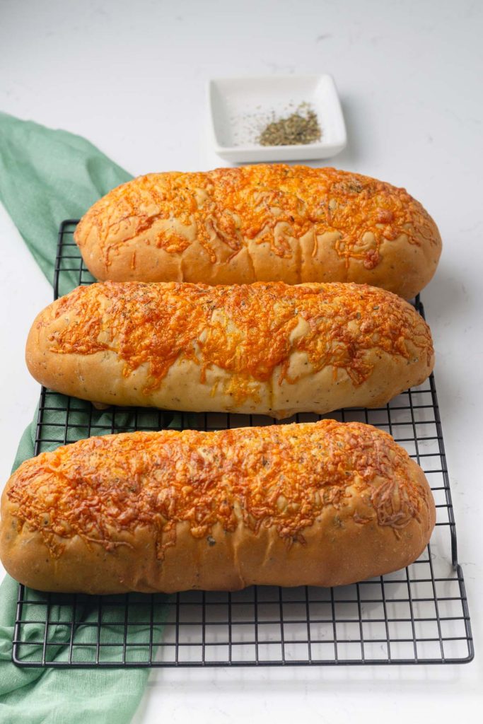 Italian Herb and Cheese Bread - The Flavor Bells