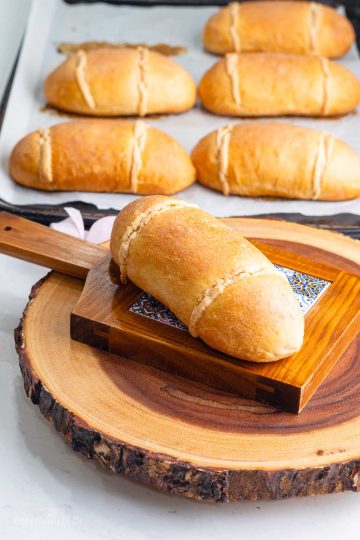 Homemade Coconut Buns - The Flavor Bells