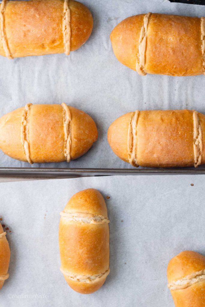 Homemade Coconut Buns - The Flavor Bells