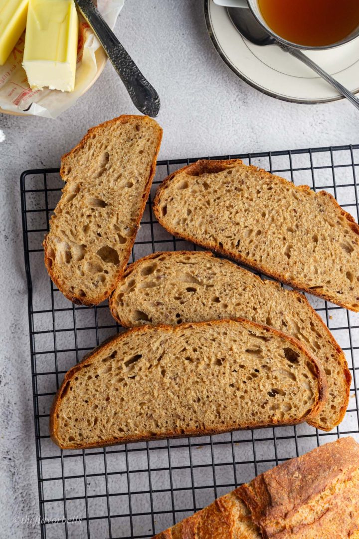 Rye sourdough Bread Recipe - The Flavor Bells